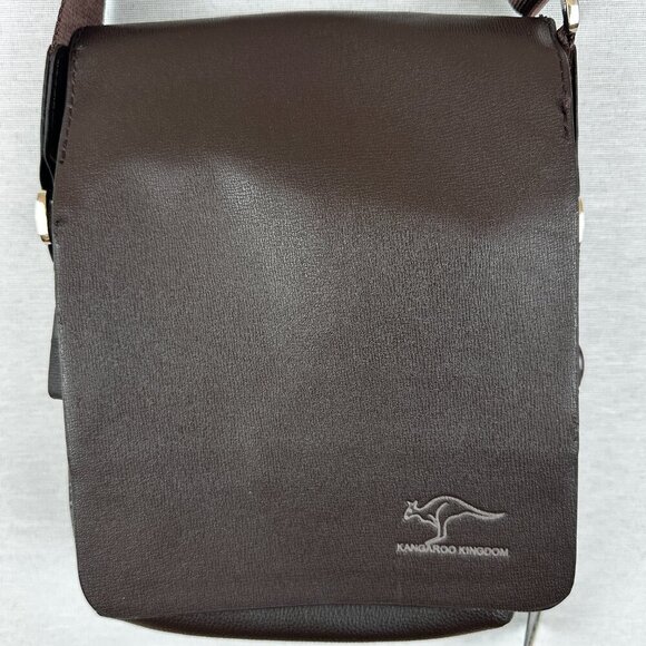 KANGAROO KINGDOM | Bags | Kangaroo Kingdom Brand Men Leather Messenger ...